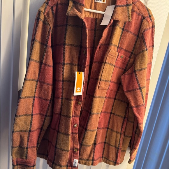 Timberland | Shirts | Timberland Mens Plaid Buttonup Shirtjacket Xl ...